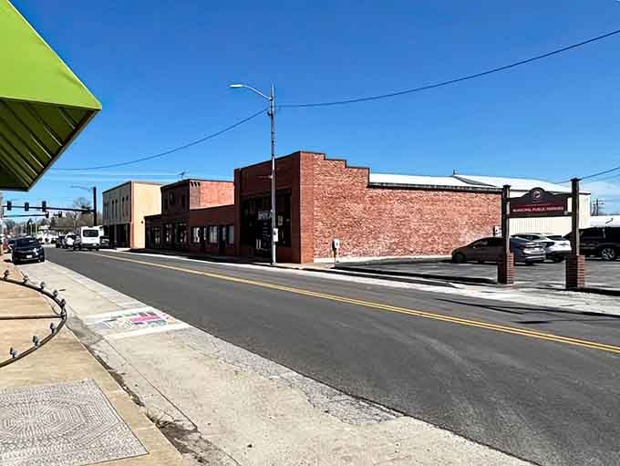 Modern storefronts blend seamlessly with vintage architecture, creating a downtown that honors yesterday while embracing today's possibilities.