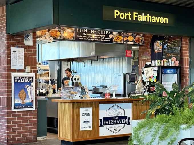 The open kitchen and friendly setup invite you to watch your meal being prepared with care and skill.