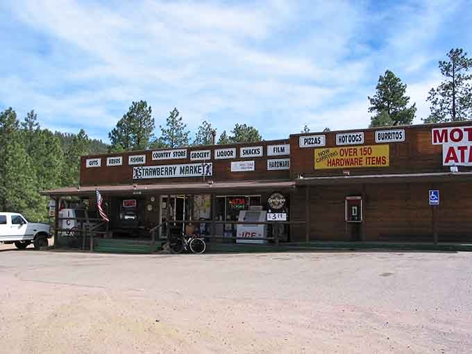 When your general store sells everything from snacks to hardware, you know you've found authentic small-town America.