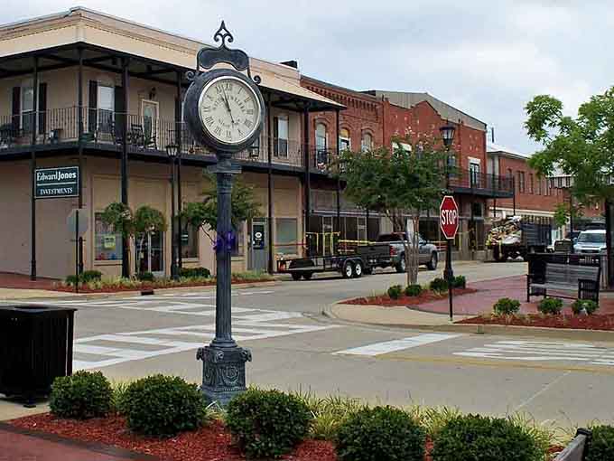 The ornate clock stands like a patient sentinel, reminding passersby that some things shouldn't be rushed or forgotten.