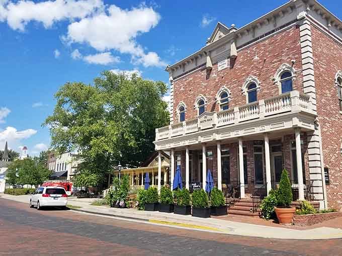Zionsville's elegant architecture and brick sidewalks create an atmosphere where sophistication meets small-town warmth and genuine hospitality.