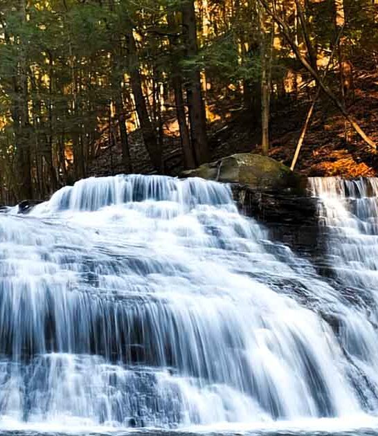 breathtaking pennsylvania waterfall view ftr