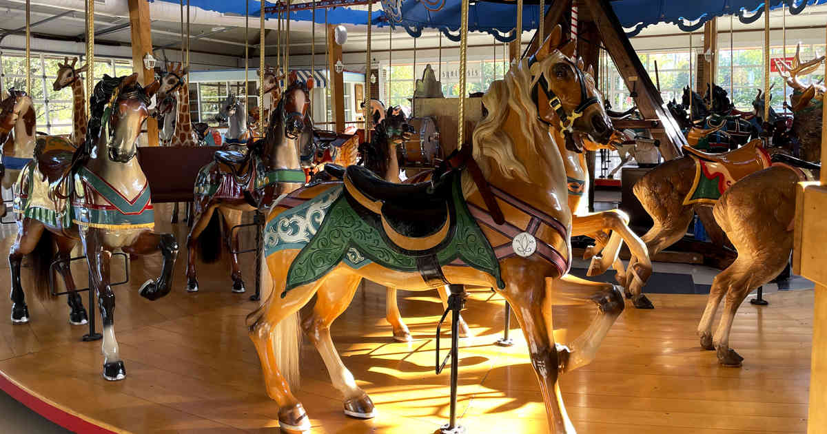 The Incredibly Ancient Carousel In Indiana You Need To See To Believe