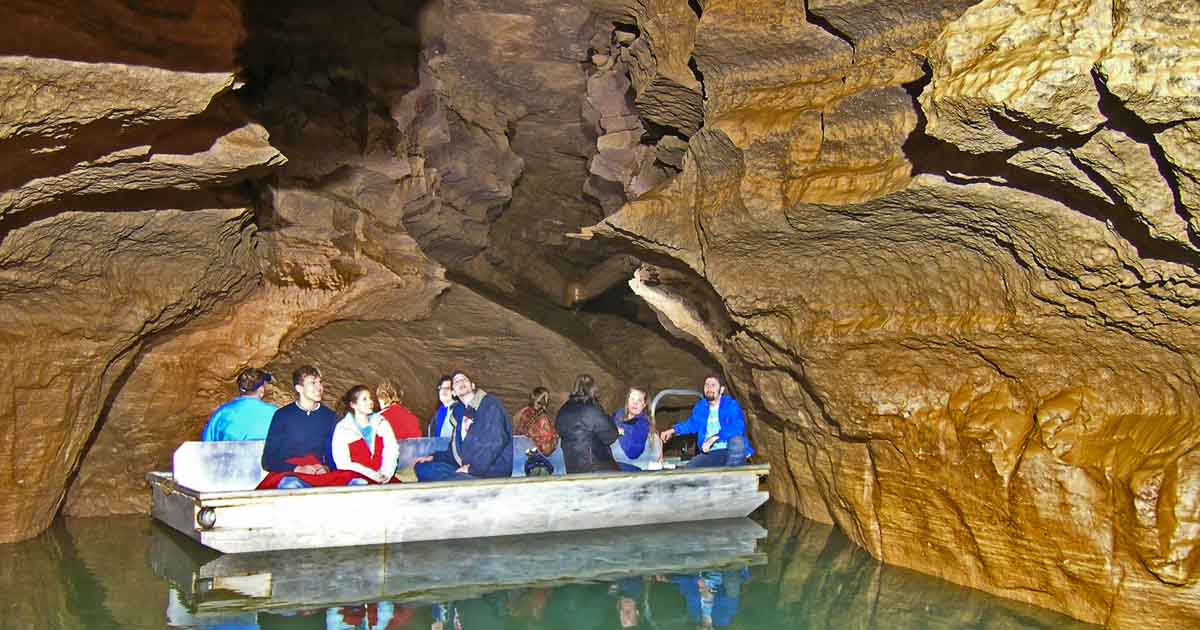 The Most Enchanting Cave Boat Ride In Indiana Is An Unforgettable Adventure