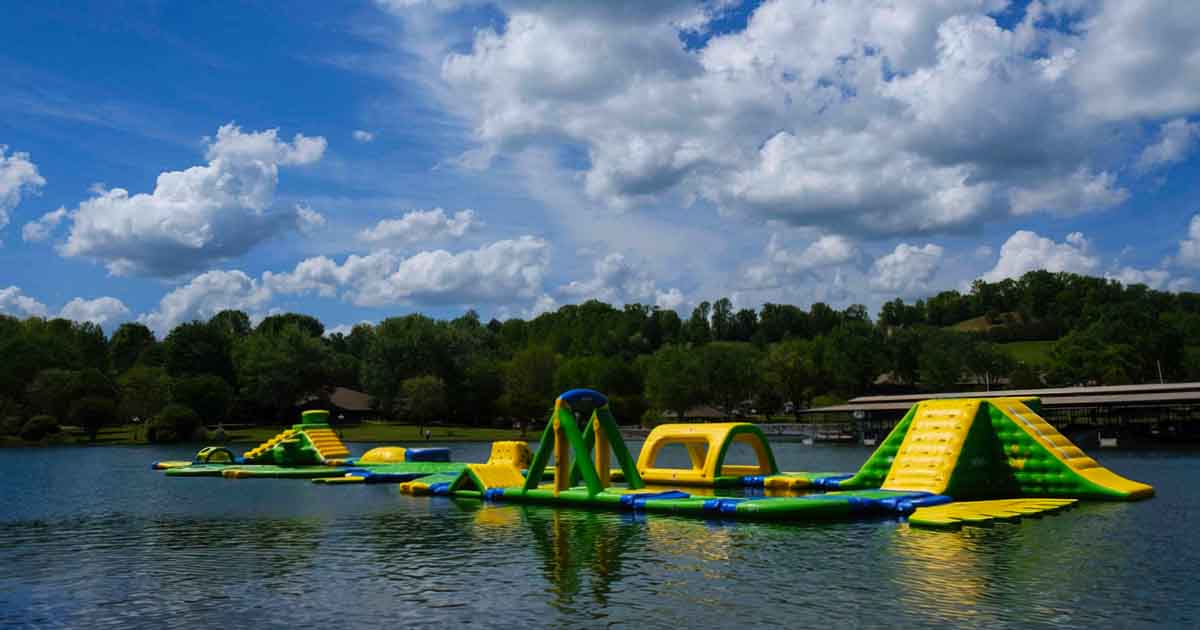 Georgia Is Home To An Inflatable Floating Waterpark And It's Every Bit ...