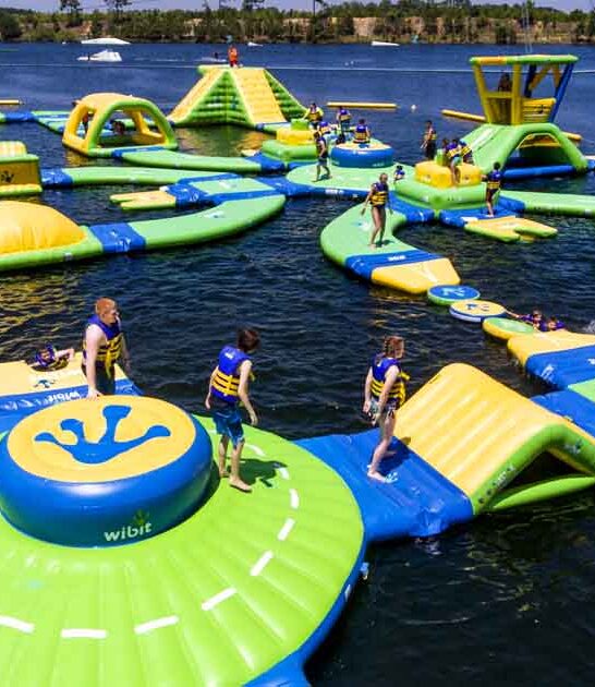 You&rsquo;ll Feel Like A Kid Again At This Massive Inflatable Water Park In South Carolina