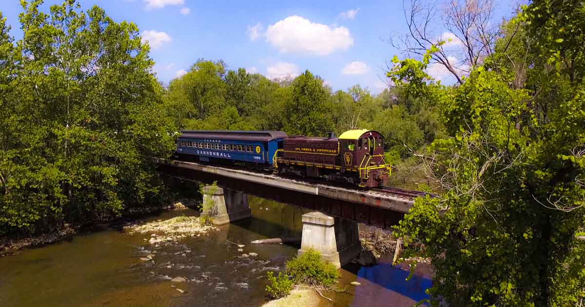 This Magical Train Ride Through A Remote Pennsylvania State Park Will ...