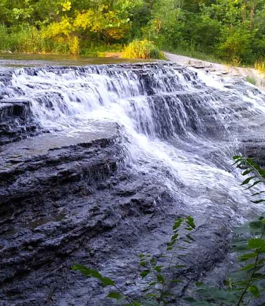 most stunning indiana waterfall ftr