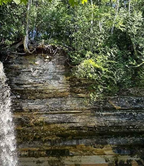 most stunning waterfall michigan ftr
