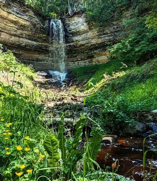 must visit waterfall michigan ftr