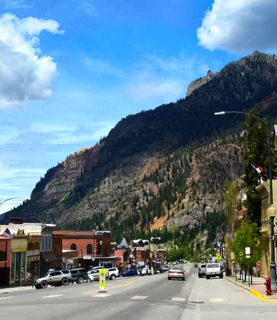 picturesque colorado towns postcard ftr
