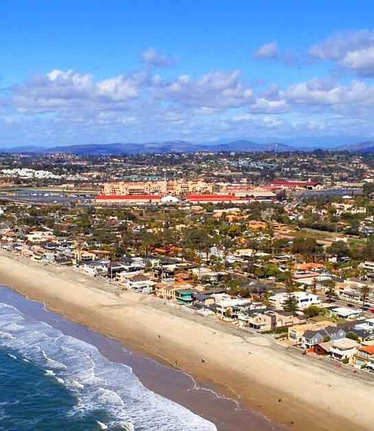 pristine california beach town ftr