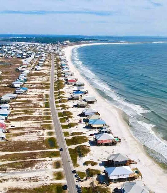 sleepy alabama beach postcard ftr