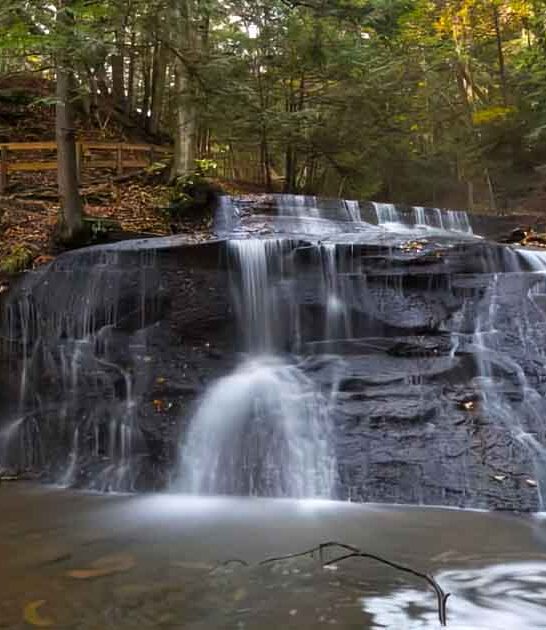 spectacular secret waterfall pennsylvania ftr