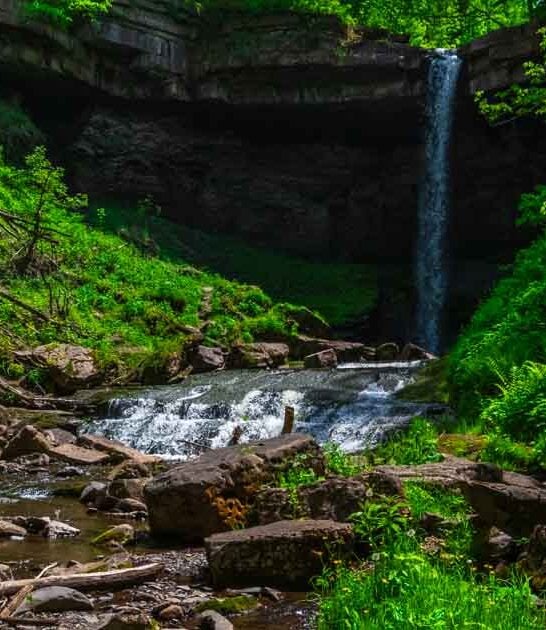 spectacular waterfall new york ftr