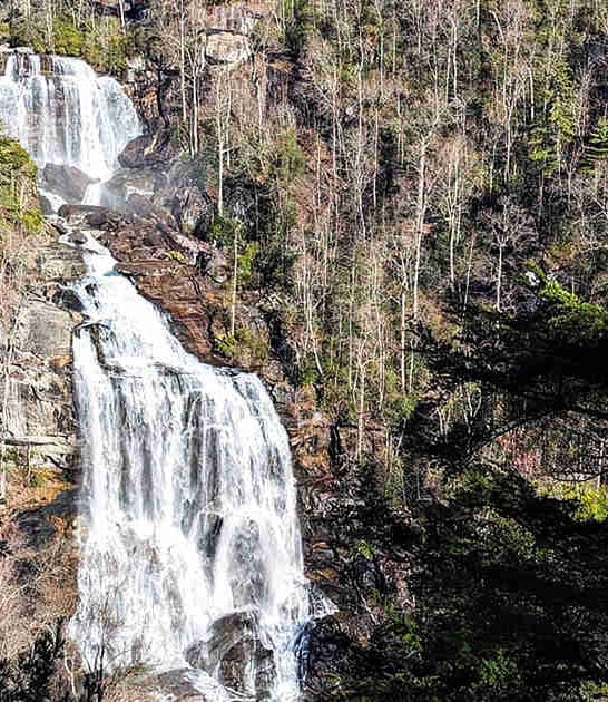 towering waterfall north carolina ftr