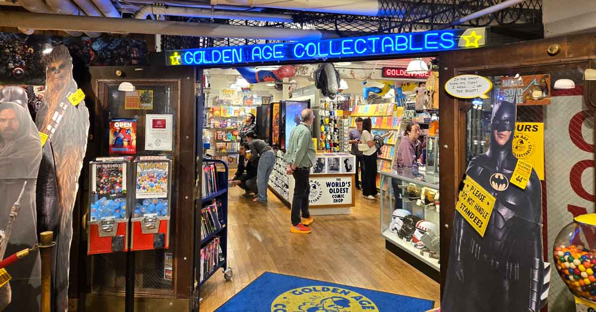 Comic Store Outside This Enormous Comic Book Store In Washington Will Transport You To ...
