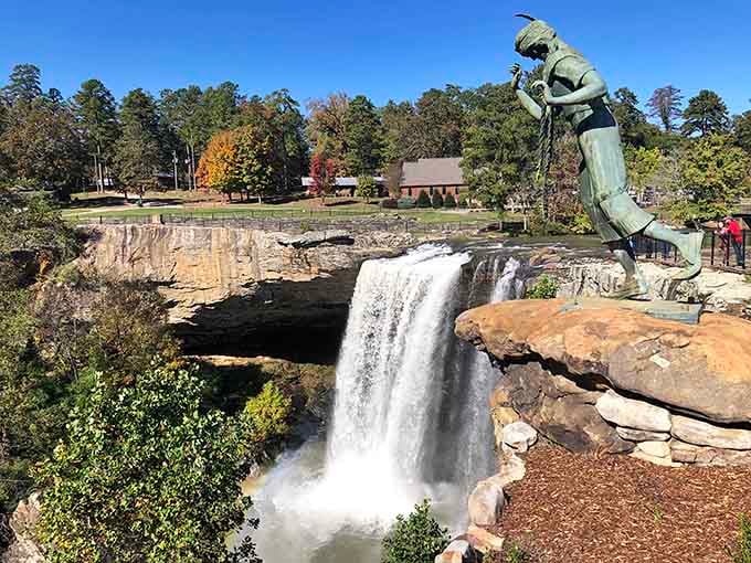 When a waterfall drops 90 feet and looks this majestic, your camera roll doesn't stand a chance.