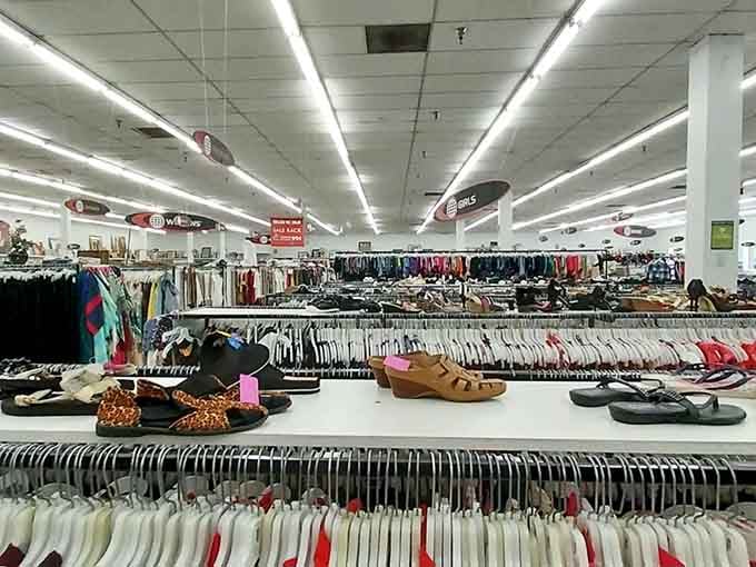 Endless aisles of possibilities stretch before you like a treasure map where X marks every single spot.