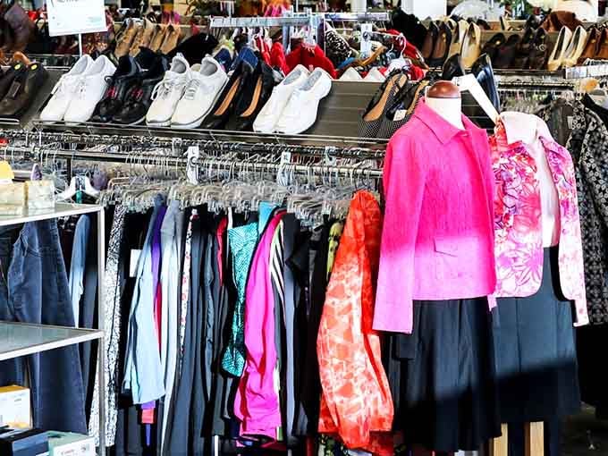 Rows of shoes and racks of colorful clothing await your discovery at this Madison treasure trove.
