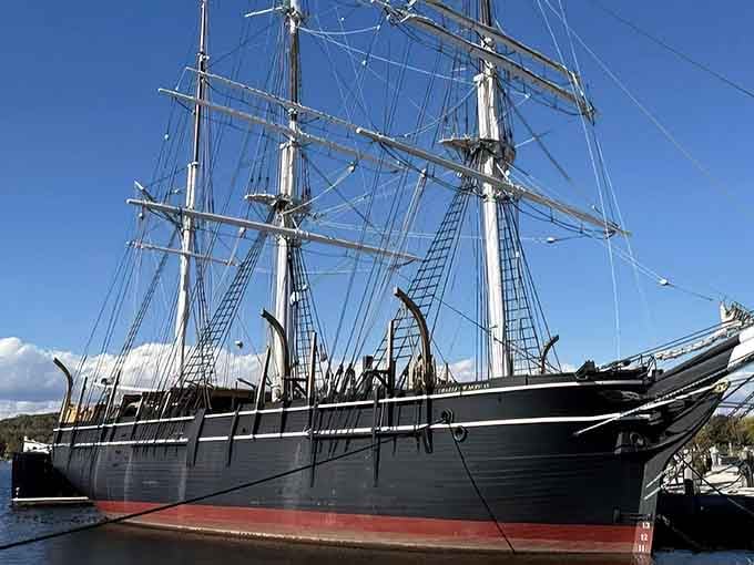 There he is, the Charles W. Morgan, looking as majestic as the day he first kissed the ocean.