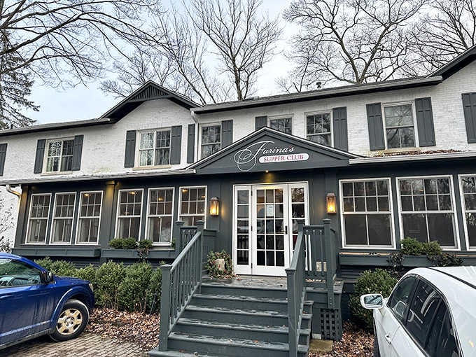 This charming exterior promises the kind of dining experience your sweatpants-wearing self doesn't deserve tonight.