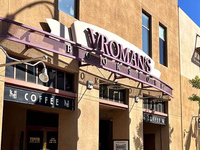 The iconic storefront beckons book lovers and wine enthusiasts alike into this Pasadena treasure.