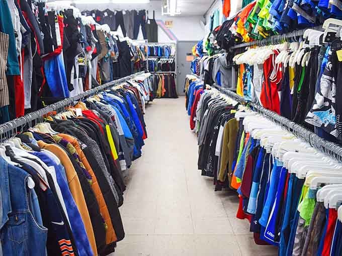 Endless racks of possibilities await, each hanger holding potential wardrobe gold at prices that won't haunt your bank account.