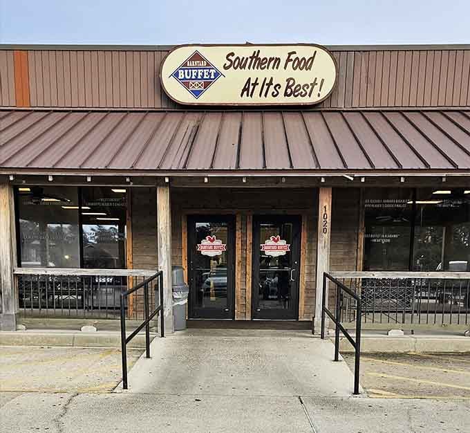 That "Southern Food At Its Best!" sign isn't just marketing, it's a legally binding promise to your taste buds.