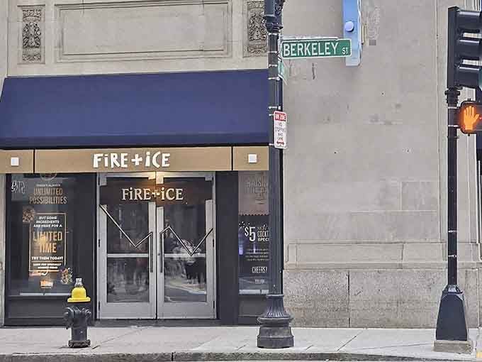 The Berkeley Street entrance beckons with promises of unlimited culinary possibilities just beyond those doors.