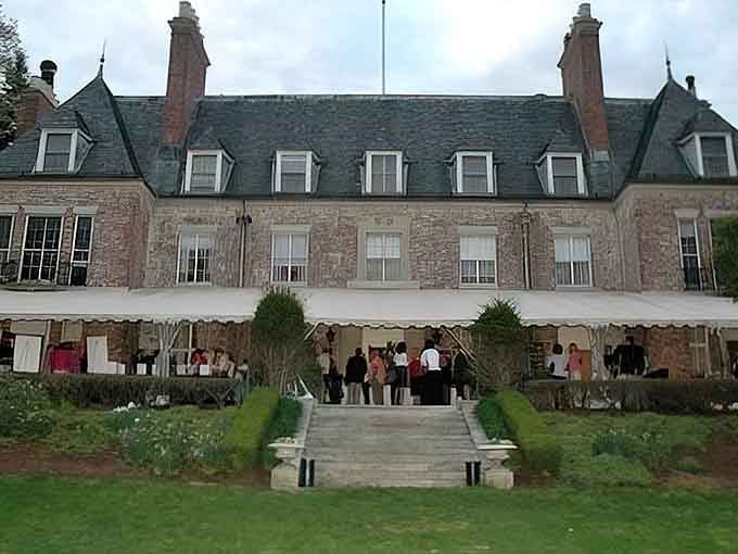 When the mansion looks this mysterious in broad daylight, you half expect Miss Scarlet to answer the door.