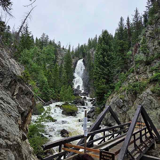 When 280 feet of water decides to put on a show, you stop and applaud nature's dramatic performance.