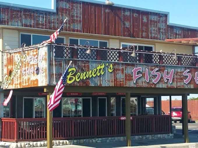 Hand-painted letters on rustic wood tell you everything you need to know: this place cares more about what's on your plate than Instagram-worthy decor.