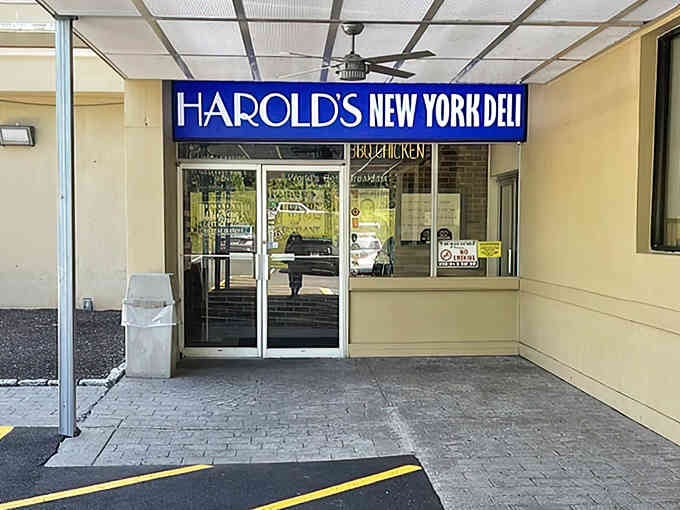 That blue sign isn't just marking a deli, it's marking the entrance to sandwich nirvana in Edison.