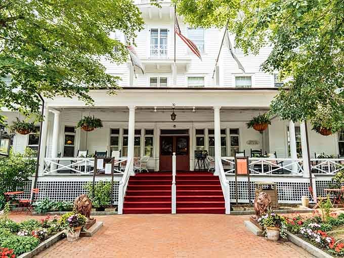 That iconic white porch isn't just architectural eye candy; it's your first hint that something special awaits inside.