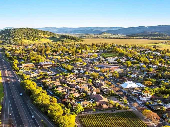 Golden hour transforms this valley gem into something that belongs on a postcard you'd actually send.