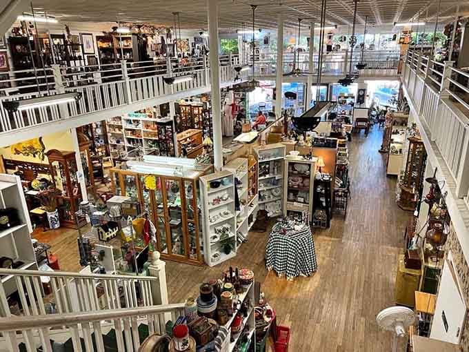 Three stories of treasure hunting await, and yes, you'll need every bit of that vertical space to explore.