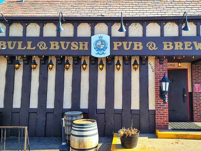 That Tudor-style facade isn't fooling anyone &ndash; this is pure Colorado comfort hiding behind English charm and timber framing.