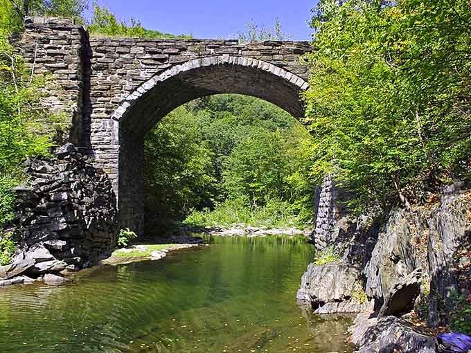 Stone arches framing water like nature's own picture window &ndash; Instagram has nothing on 1840s engineering.