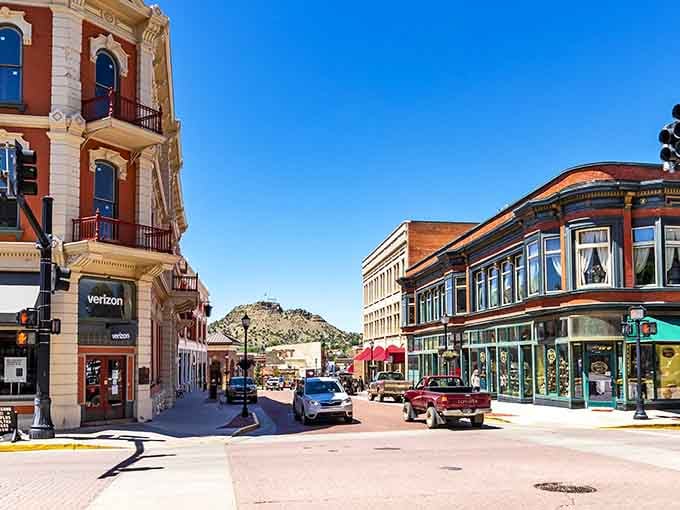 Those ornate balconies and brick facades prove beauty doesn't require a trust fund, just good taste and history.