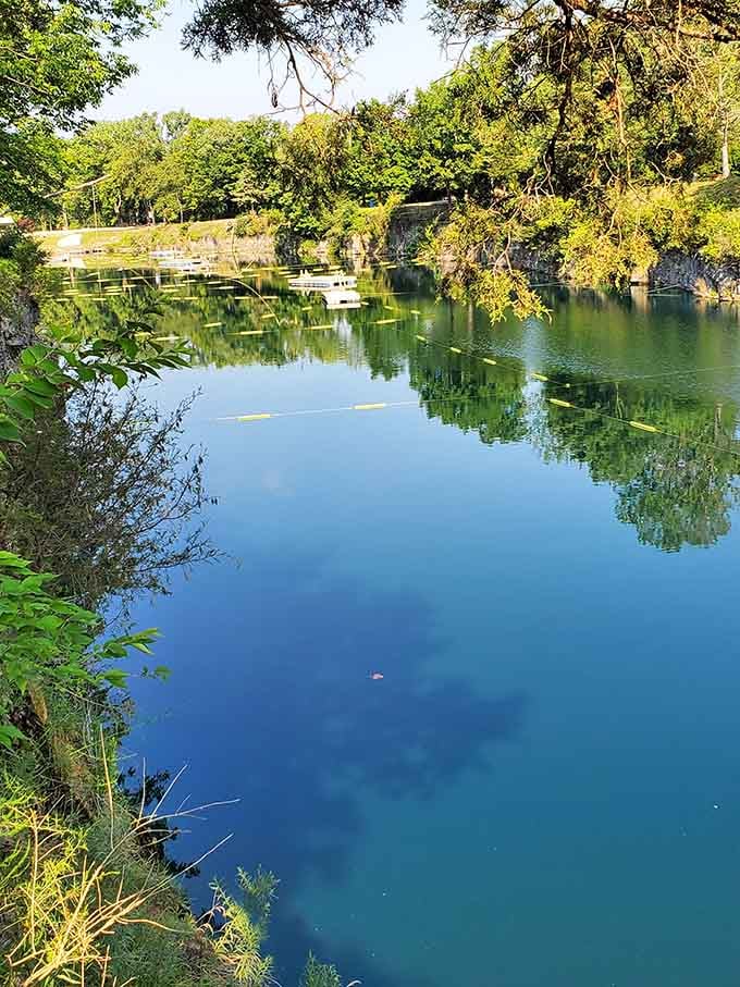 When a former quarry becomes more beautiful than most resort pools, you know nature's showing off.