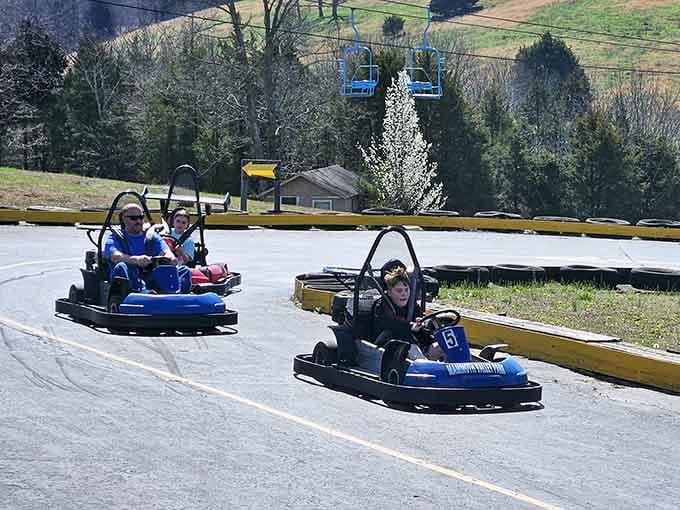 Nothing says "family bonding" quite like competitive go-karting where everyone discovers their inner speed demon simultaneously.