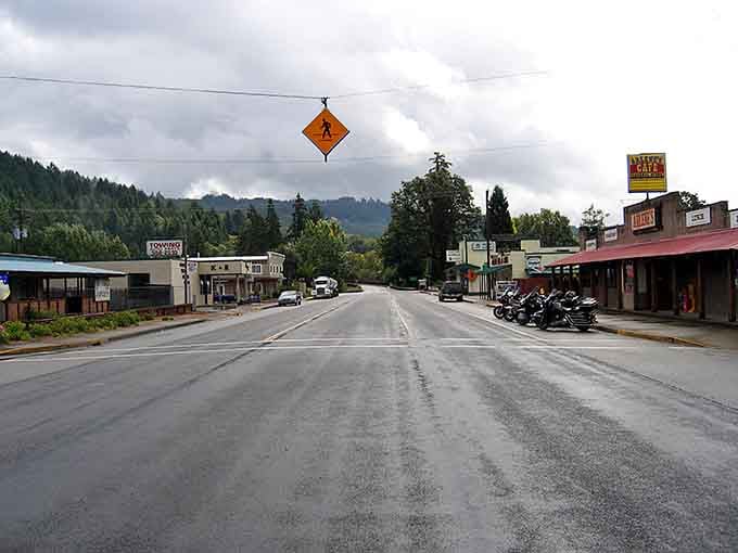 This is the kind of street where time slows down and your blood pressure drops just looking at it.