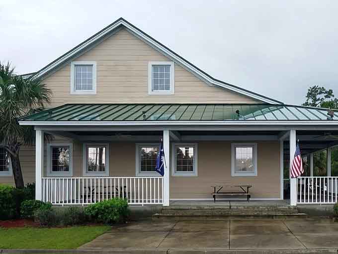 That welcoming porch says "come on in" louder than any neon sign ever could.