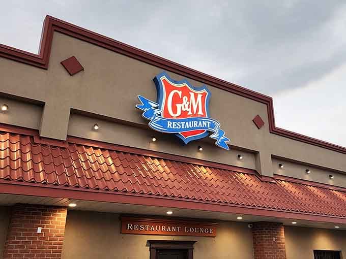 That shield logo isn't just decoration, it's a promise of crab cake excellence waiting inside.