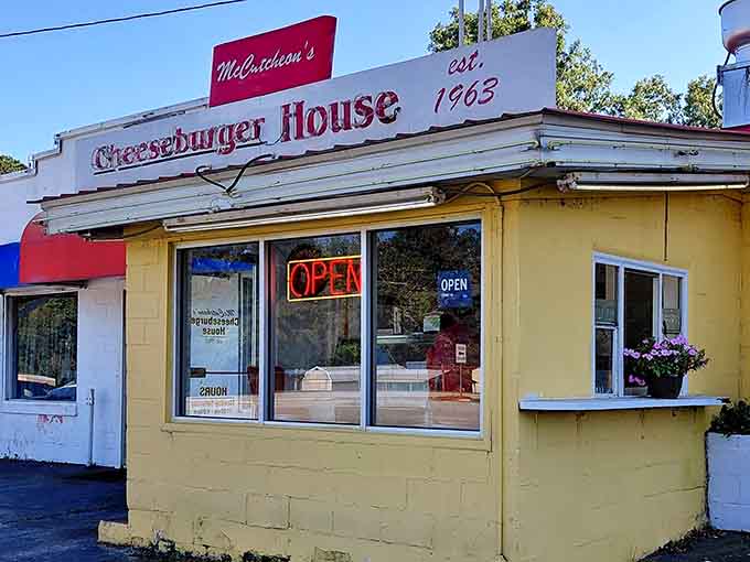 The vintage signage and classic architecture prove that some things get better with age, unlike your diet.