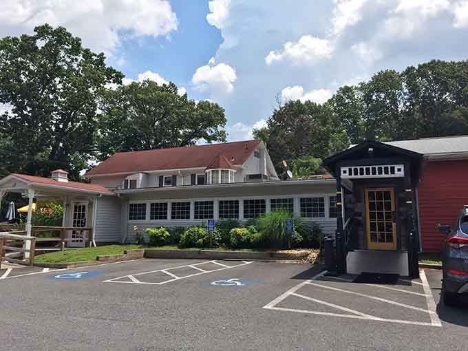 This charming white building hides some of Maryland's best barbecue secrets behind that unassuming exterior.