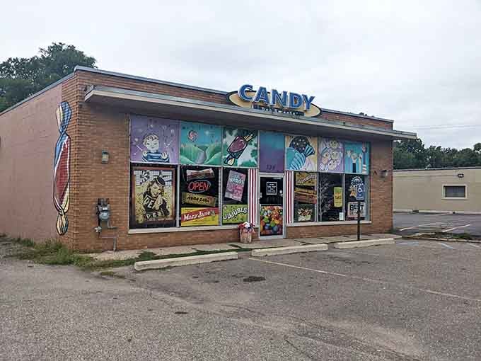 That colorful storefront isn't just inviting, it's practically begging you to come inside and ruin your dinner.