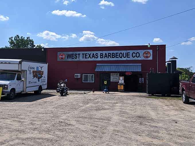 That red building isn't a mirage &ndash; it's your new favorite barbecue destination calling your name.