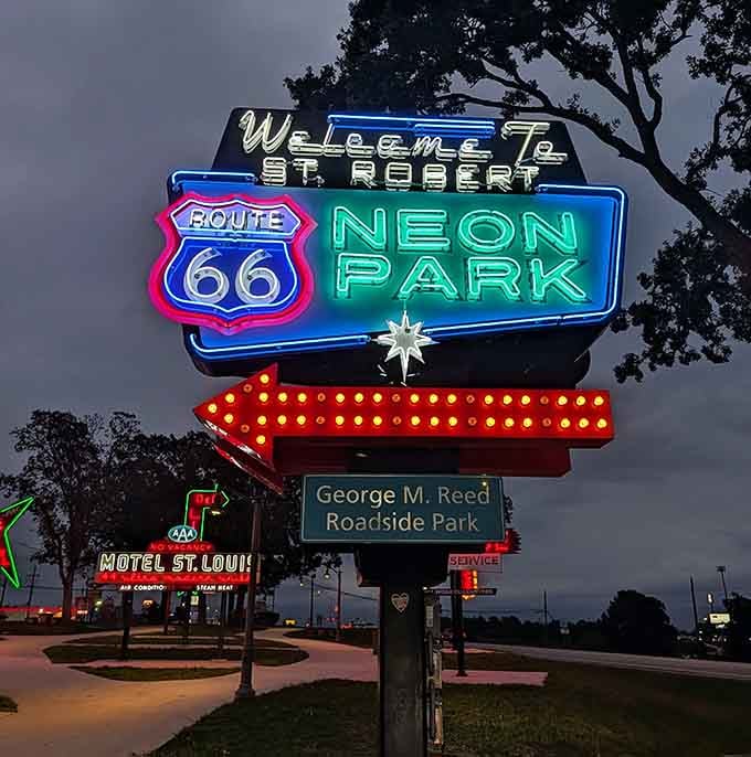 The welcome sign says it all&mdash;you've arrived at Missouri's most luminous tribute to the Mother Road.